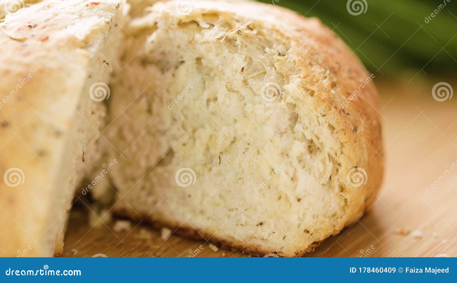 Fresh Fragrant Bread on the Table Food Concept Stock Image - Image of ...