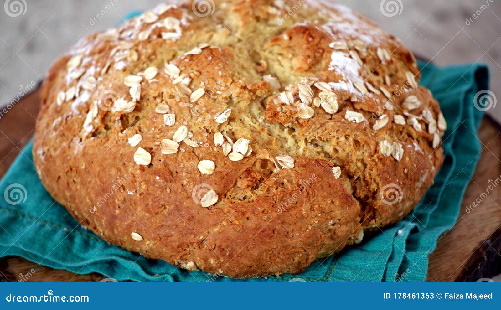Fresh Fragrant Bread on the Table Food Concept Stock Image - Image of ...