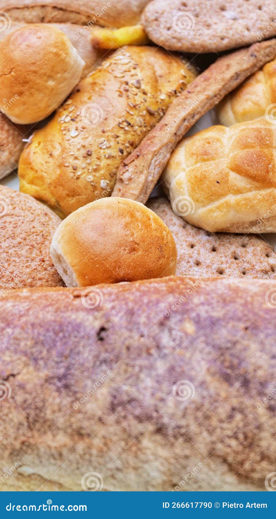 Fresh Fragrant Bread on the Table. Food Concept Stock Photo - Image of ...