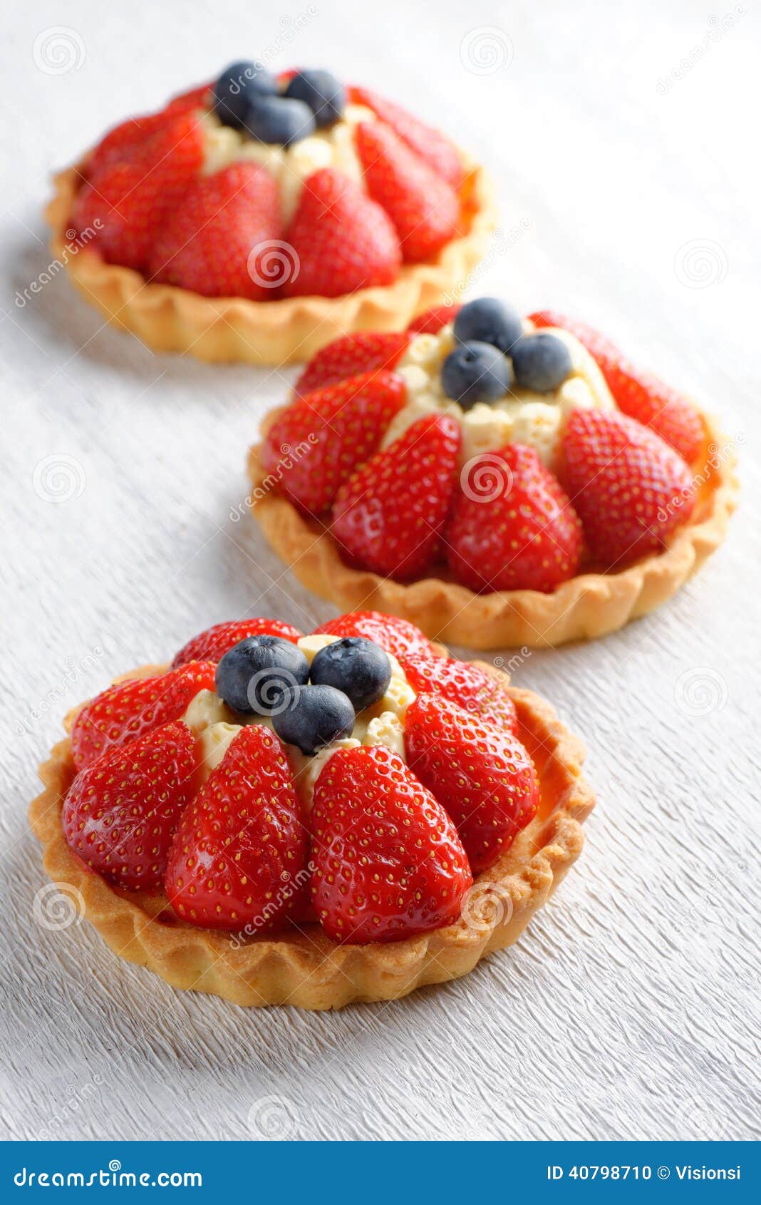 Fresh french fruit tart stock photo. Image of blackberry - 40798710