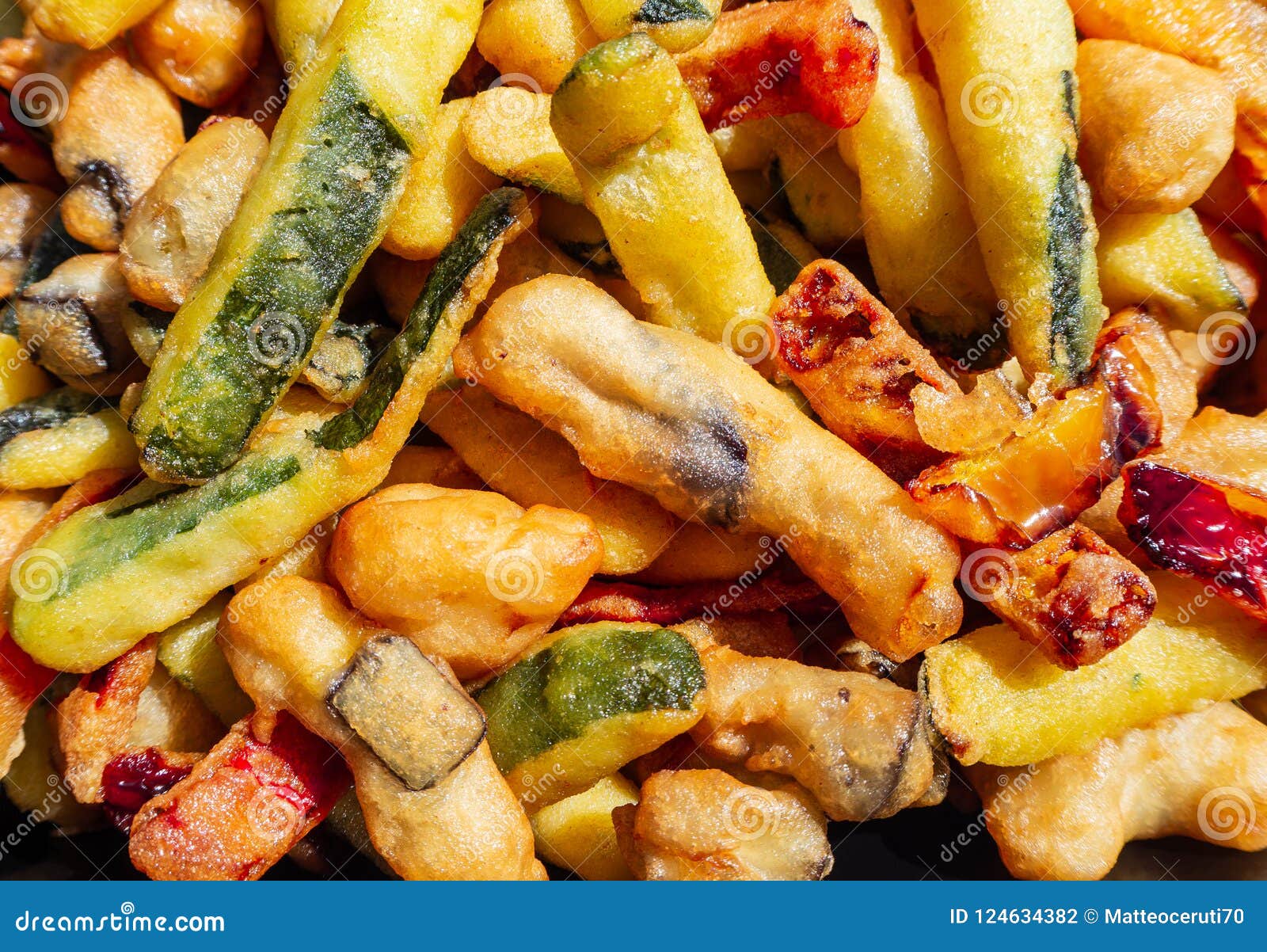 Fresh Fried of Mixed Vegetables Stock Photo - Image of fragrant, crispy ...