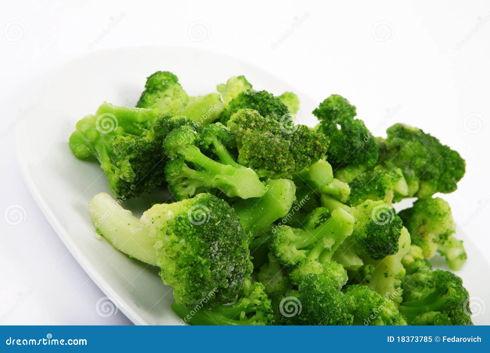 Fresh frozen broccoli stock image. Image of vegetarianism - 18373785