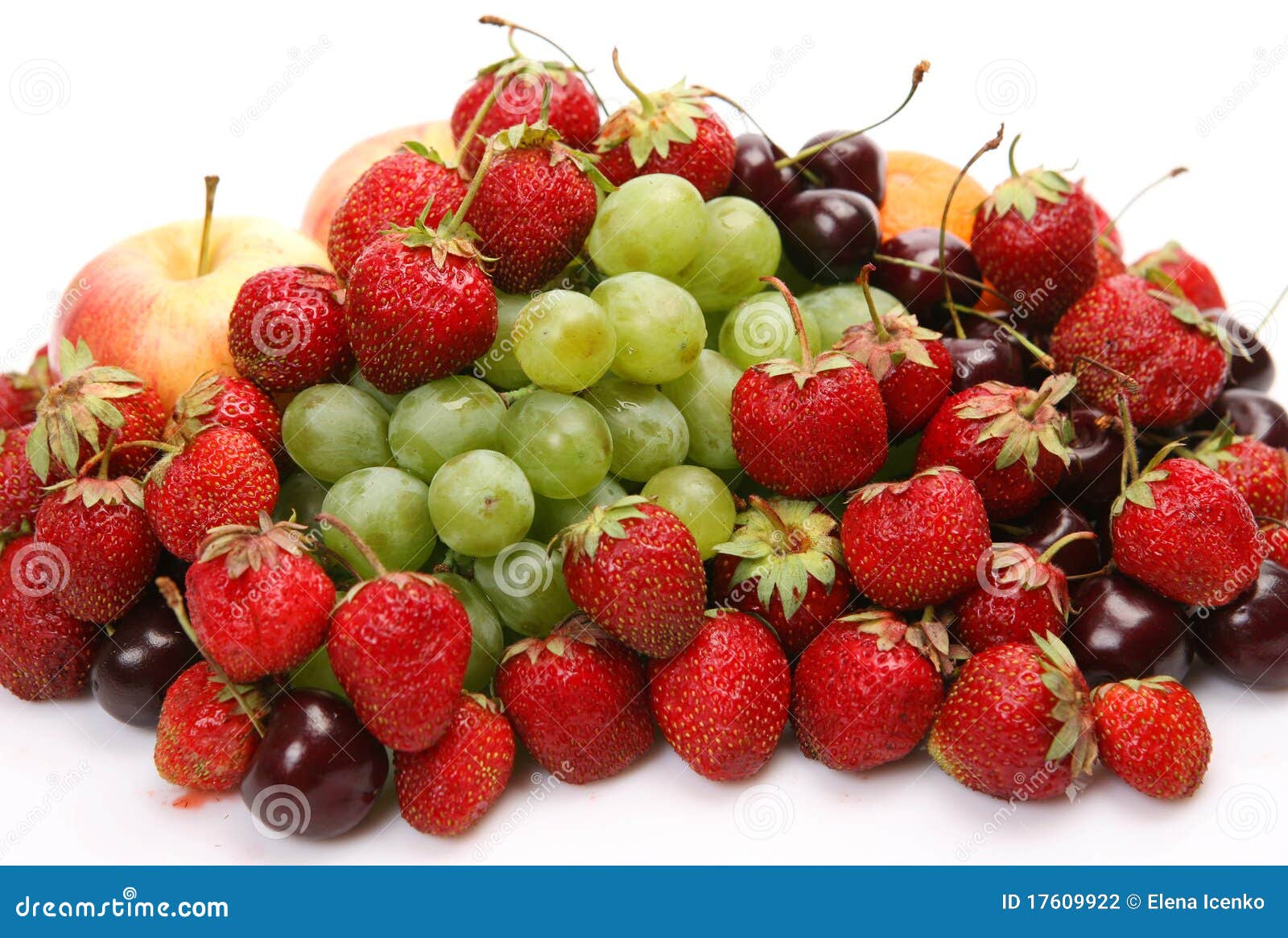 Fresh fruit and berries stock photo. Image of cherry - 17609922