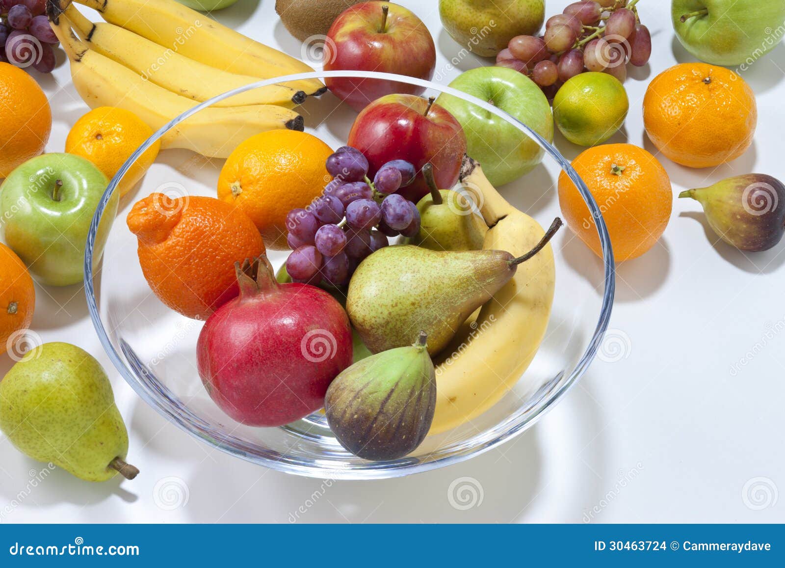 Fresh Fruit with Bowl stock photo. Image of clean, round - 30463724