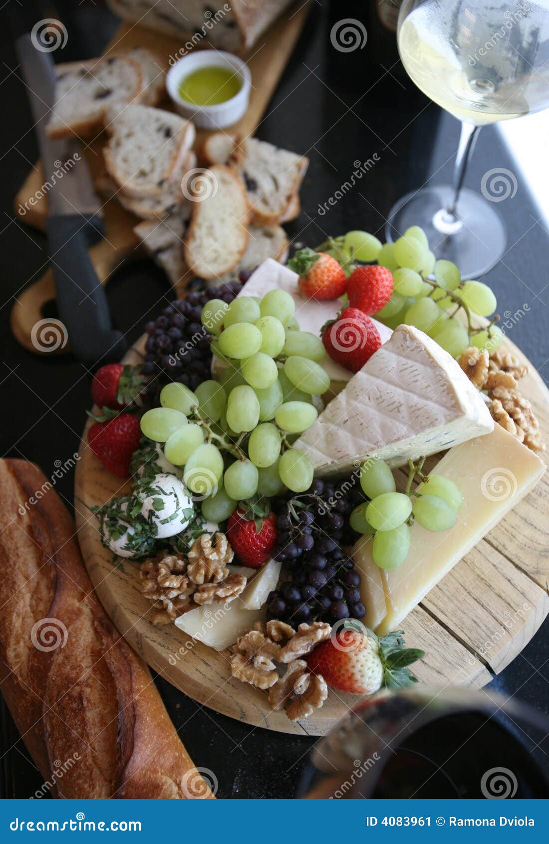 Fresh Fruit and Cheese Platter Stock Image - Image of cubed, cheese ...