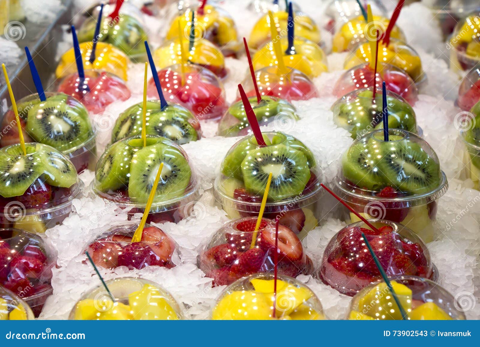 Fresh Fruit cocktail stock image. Image of bowl, healthy - 73902543