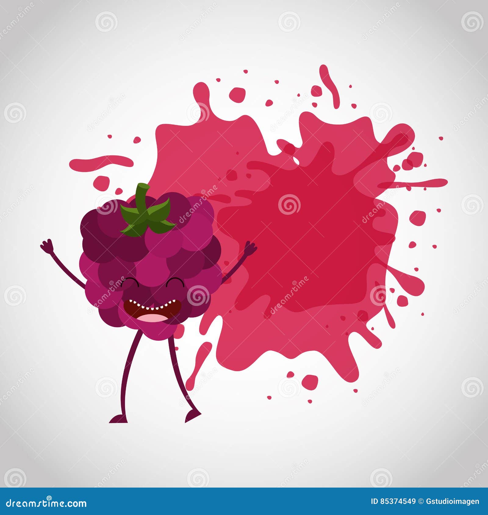 Fresh Fruit Comic Character Stock Vector - Illustration of design, cute ...