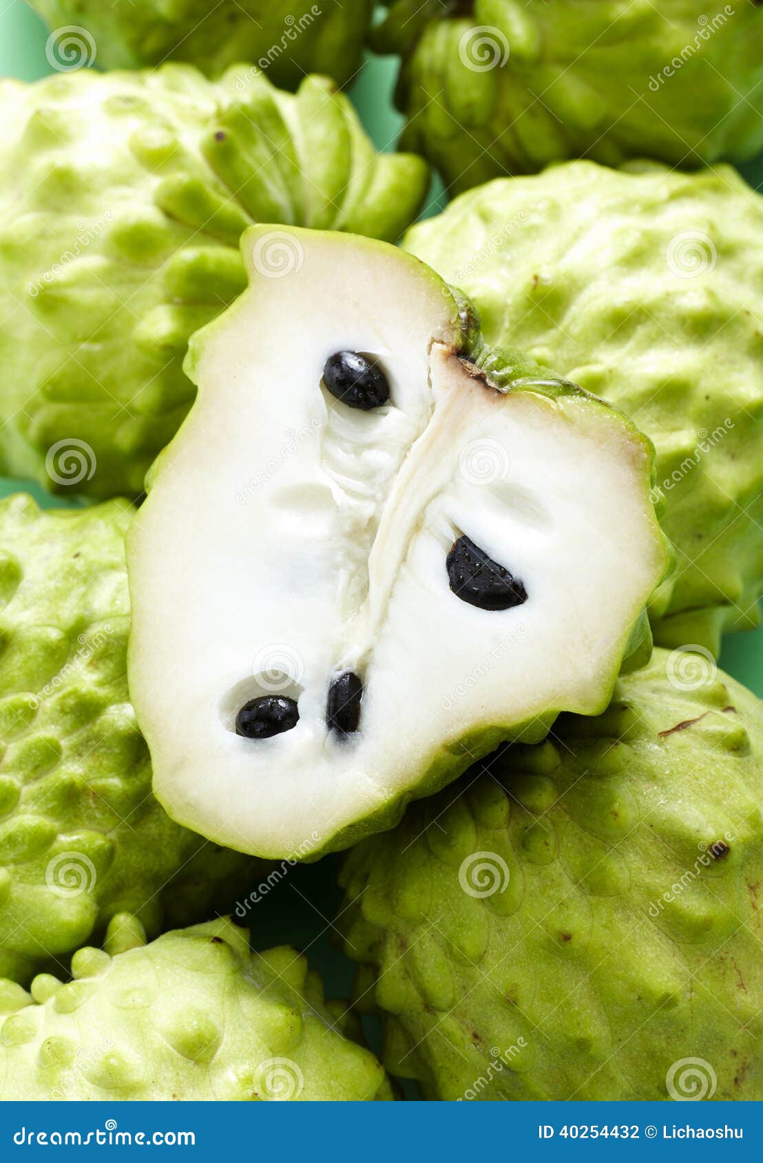 Fresh fruit, custard apple stock photo. Image of health - 40254432