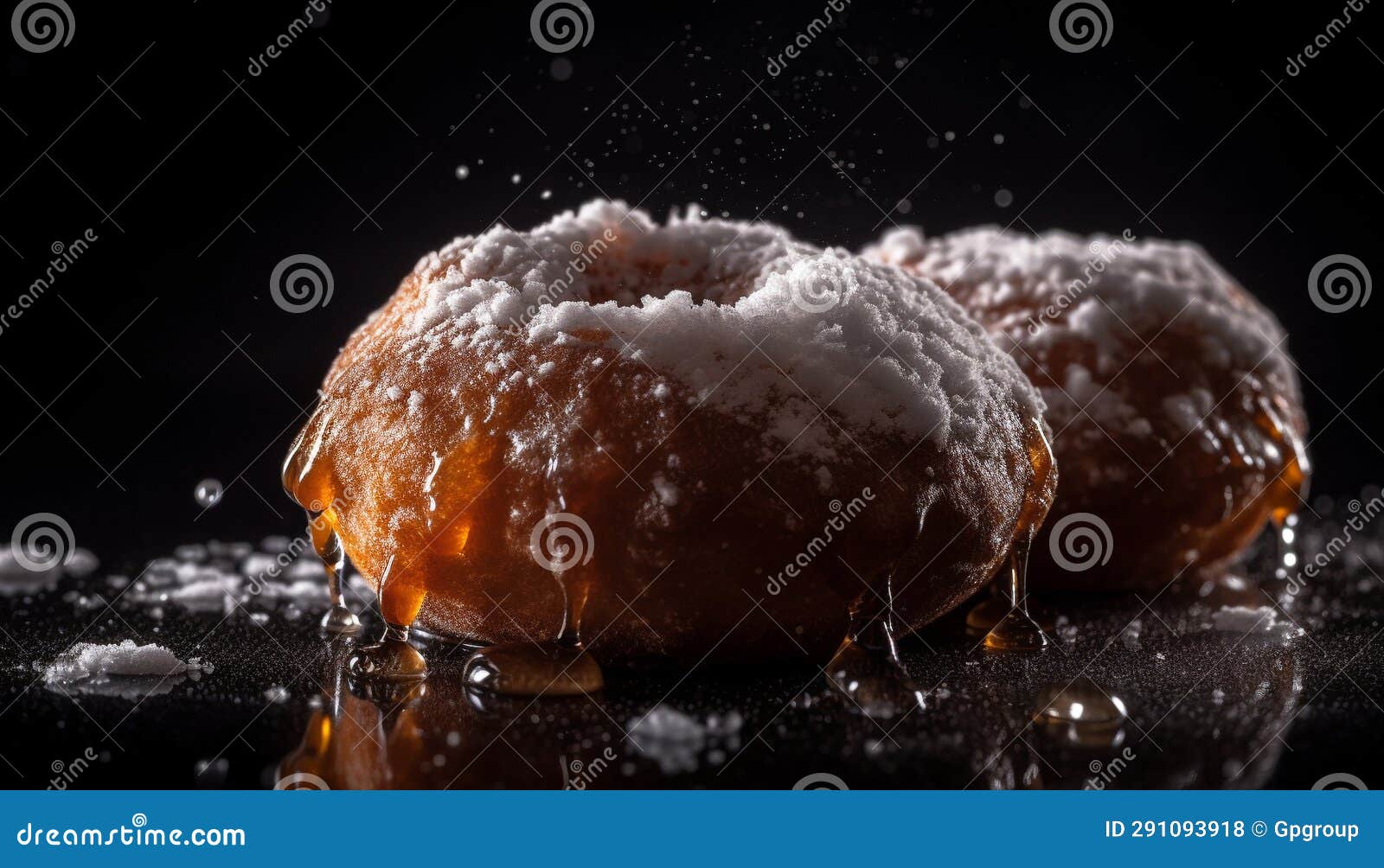 Fresh Fruit Drops on Gourmet Chocolate Dessert Generated by AI Stock ...