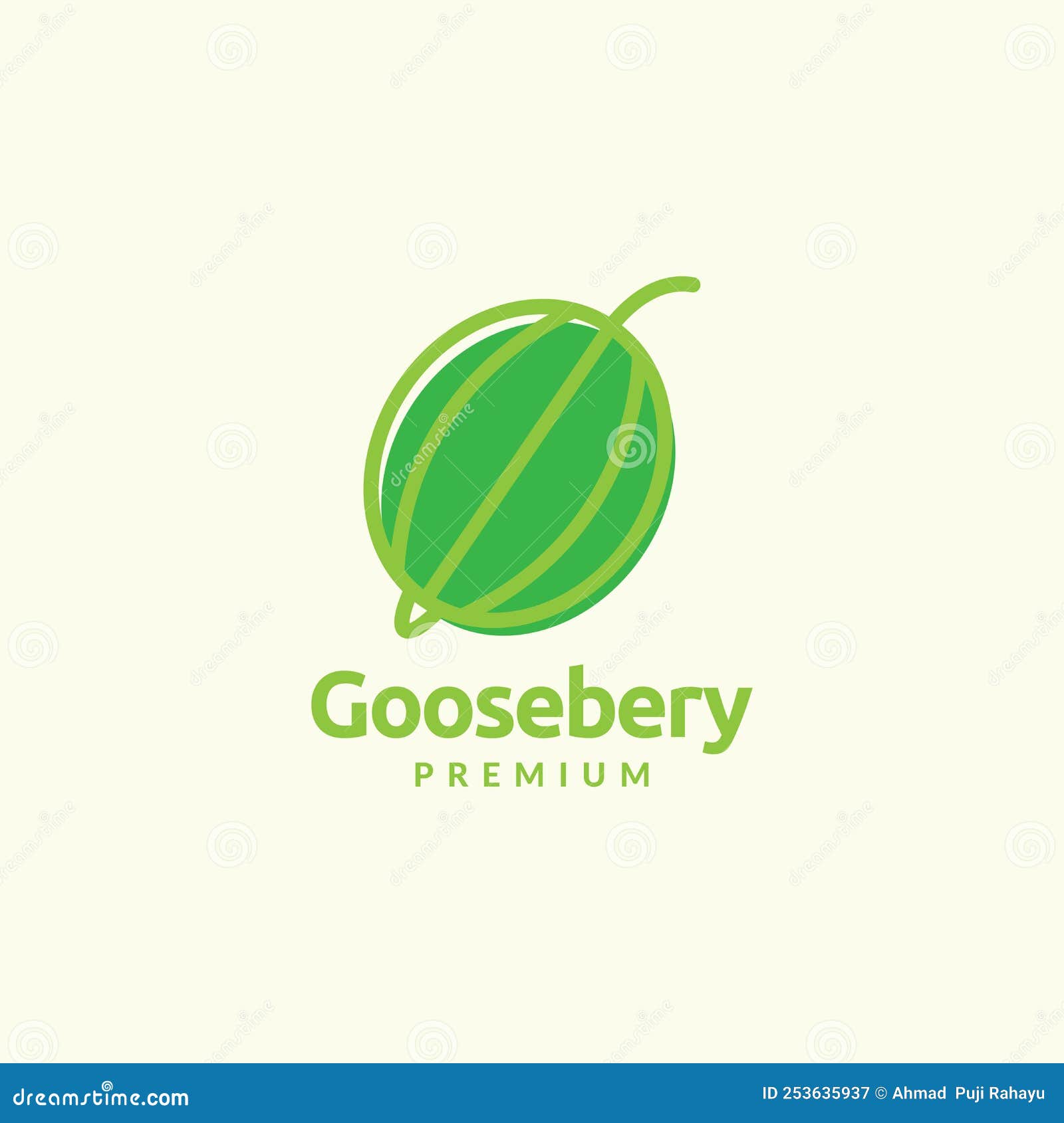 Fresh Fruit Gooseberry Logo Design Stock Vector - Illustration of ...