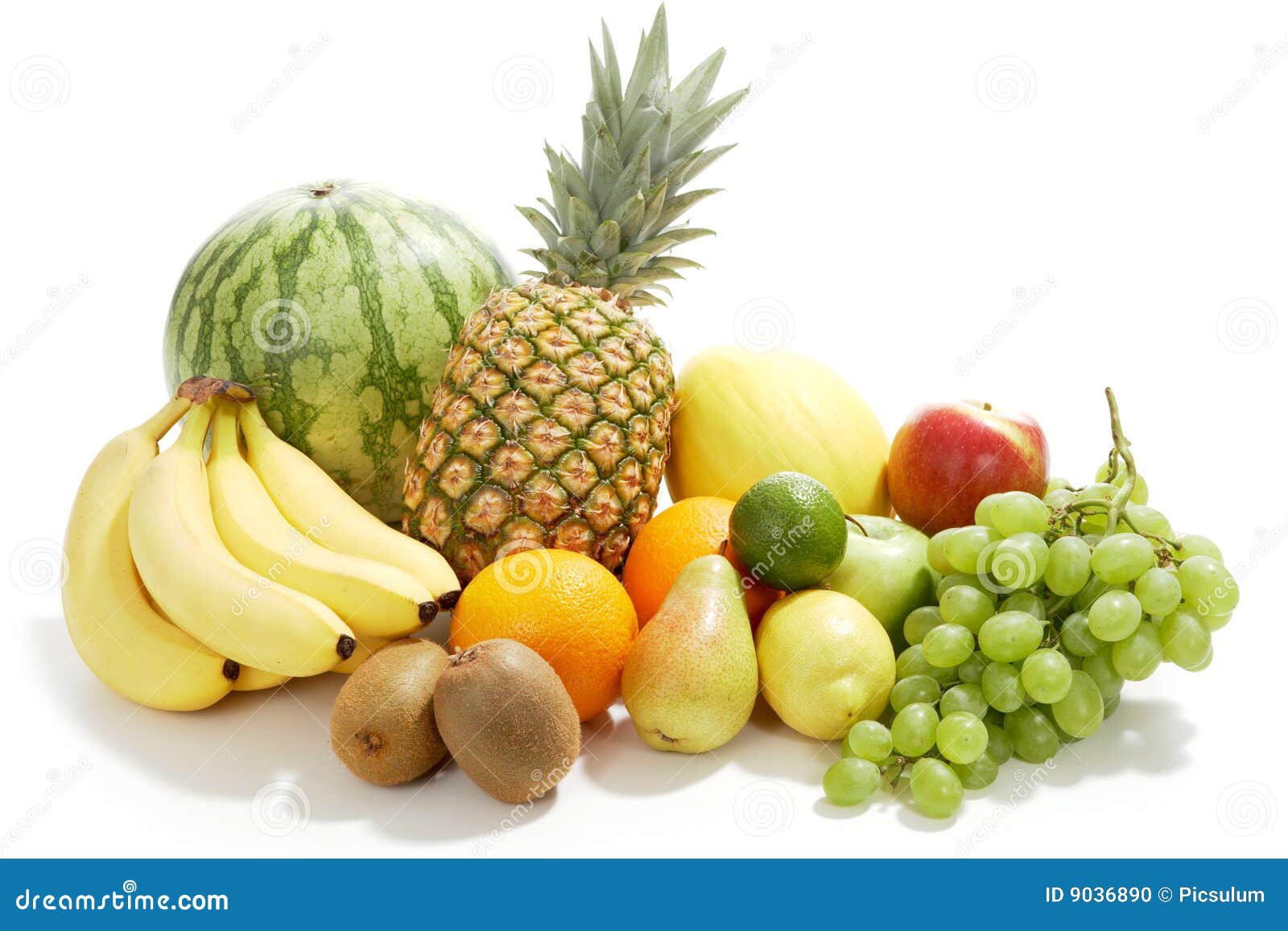 Fresh fruit in a group stock photo. Image of strawberry - 9036890