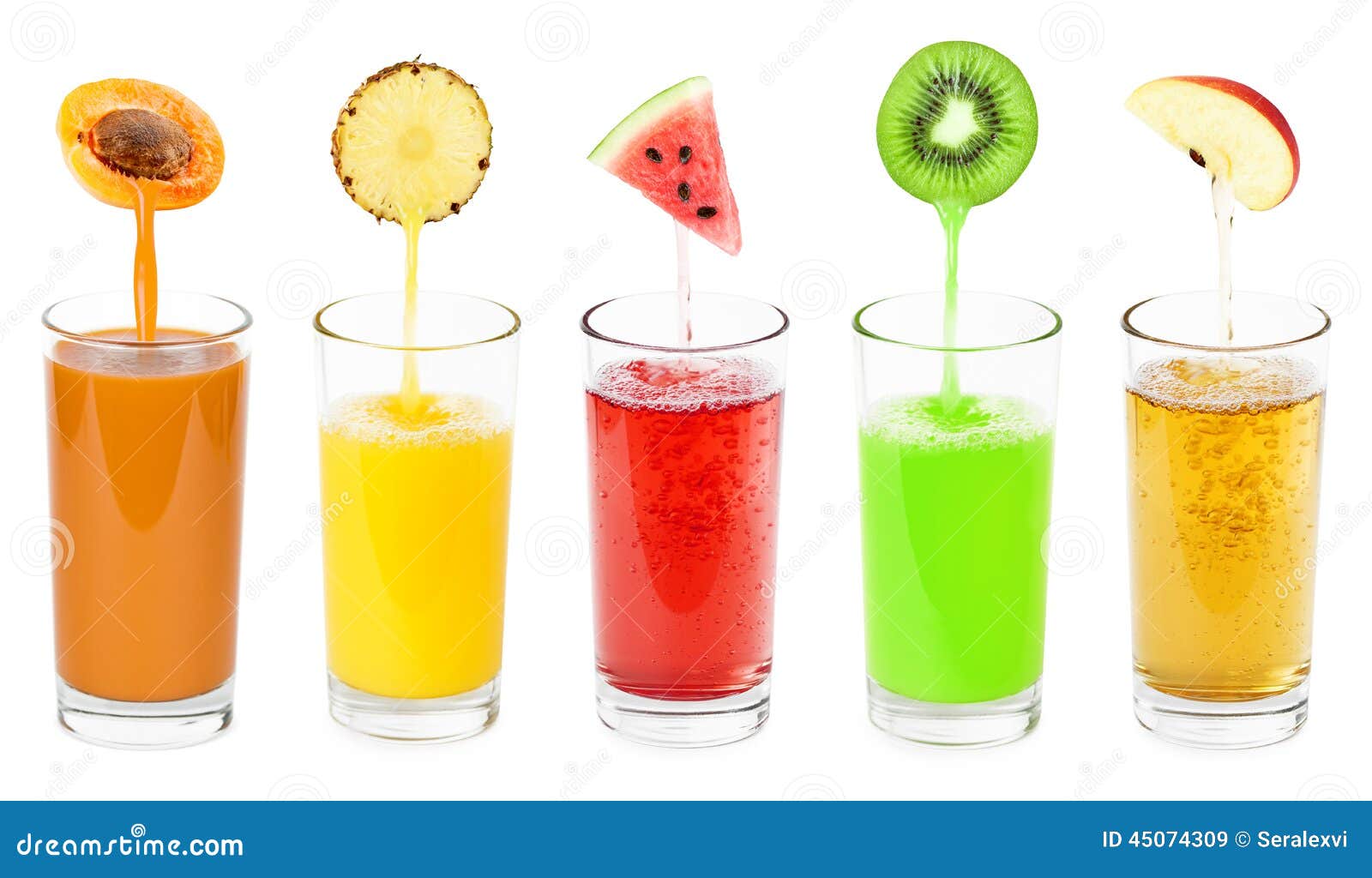 Fresh fruit juices stock image. Image of mixed, food - 45074309