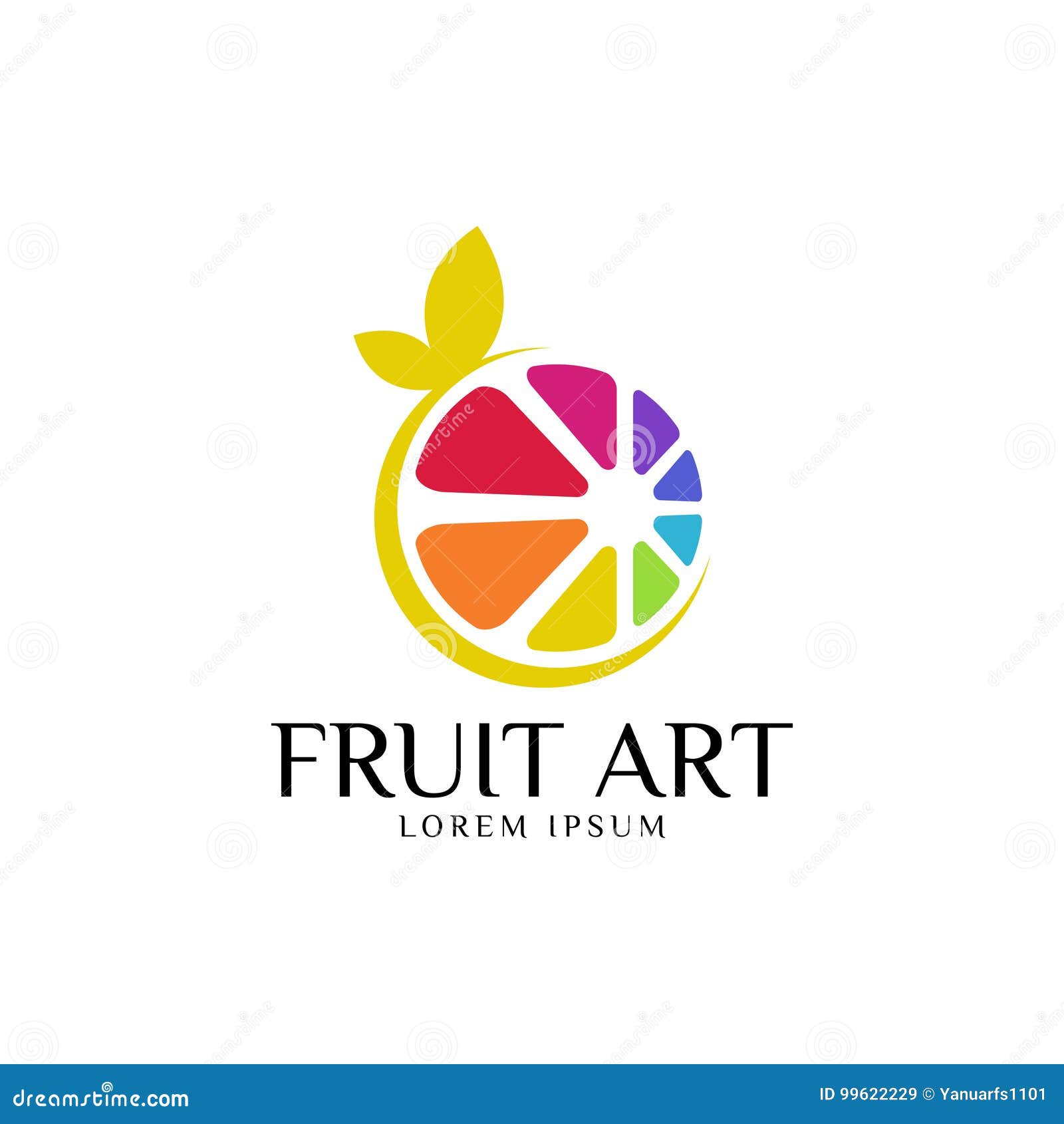 Fresh Fruit Logo Vector stock vector. Illustration of food - 99622229
