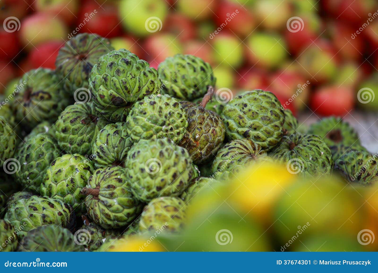 Fresh Fruit Market in India Stock Image - Image of production, grocery ...