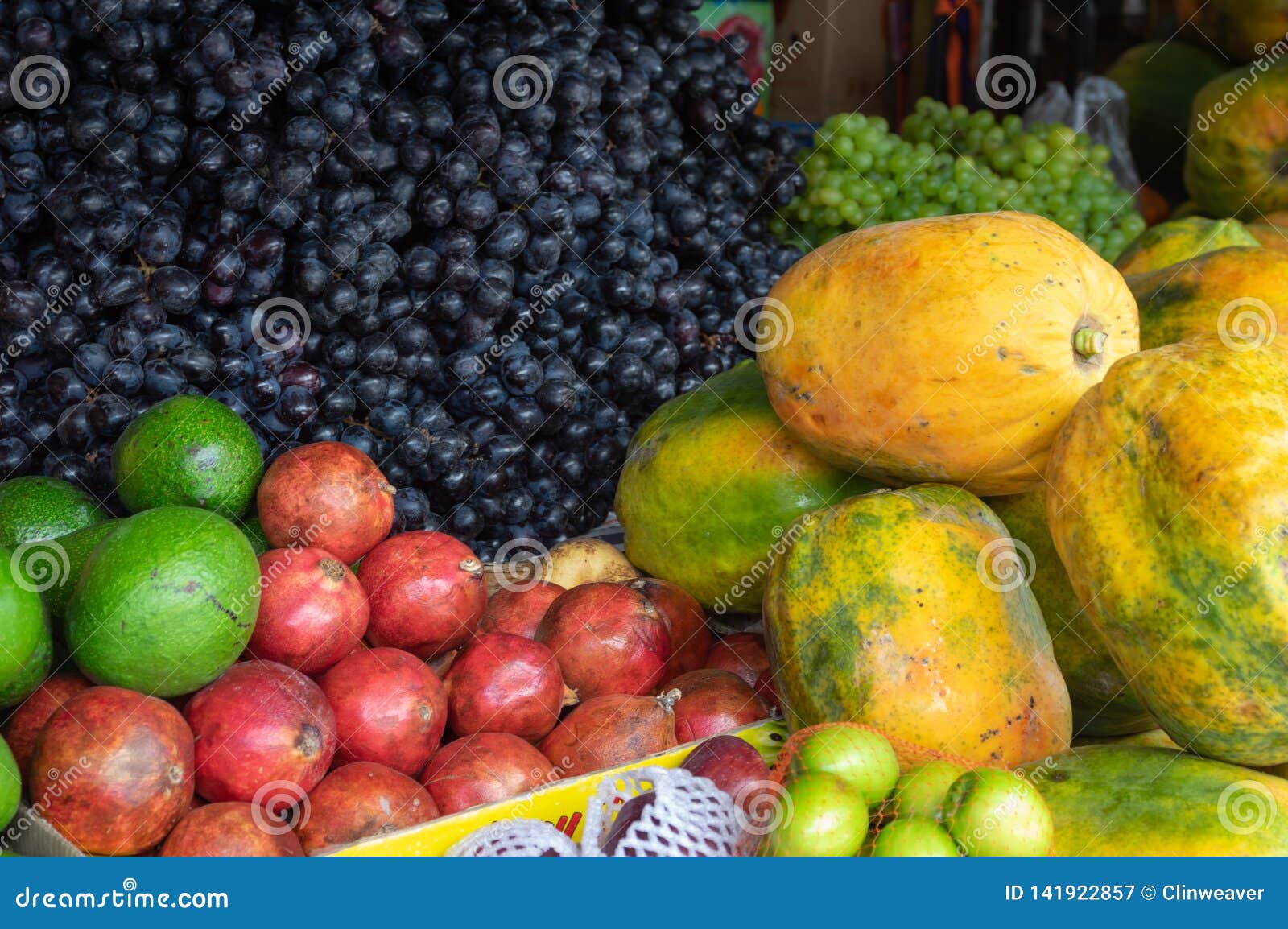 Fresh Fruit Market stock image. Image of green, ripe - 141922857