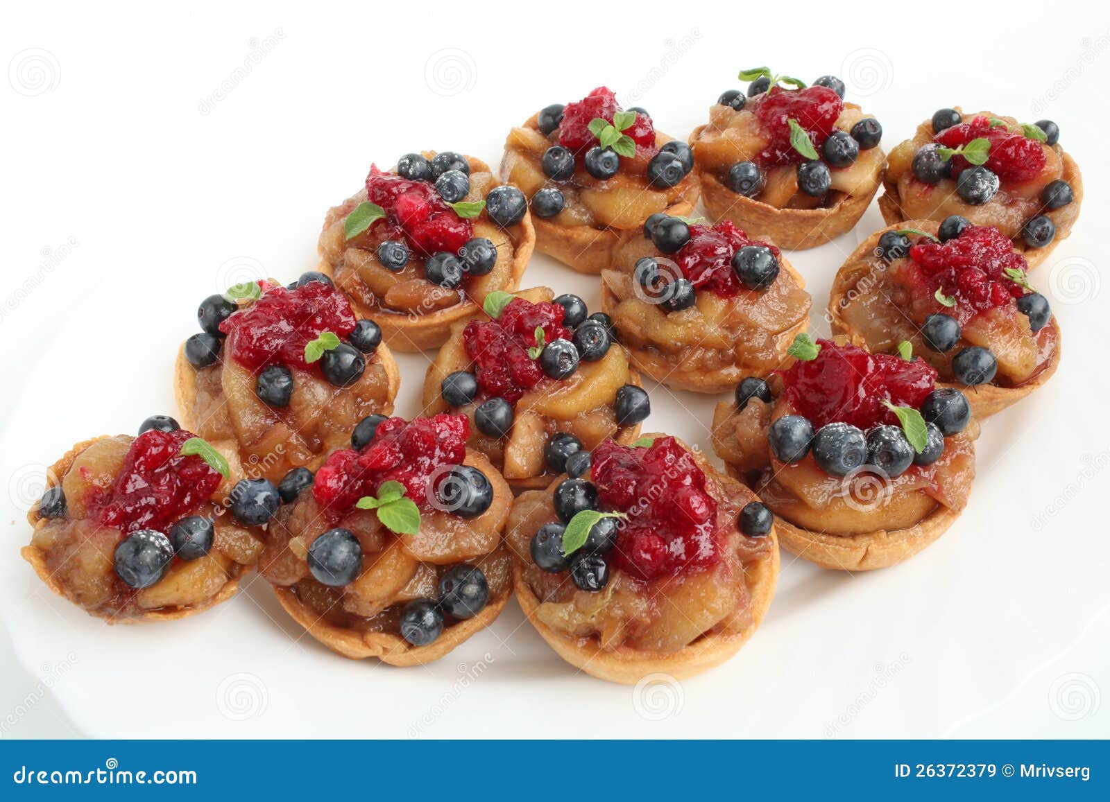 Fresh Fruit in a Puff-pastry Shell Stock Image - Image of sweet, fruit ...