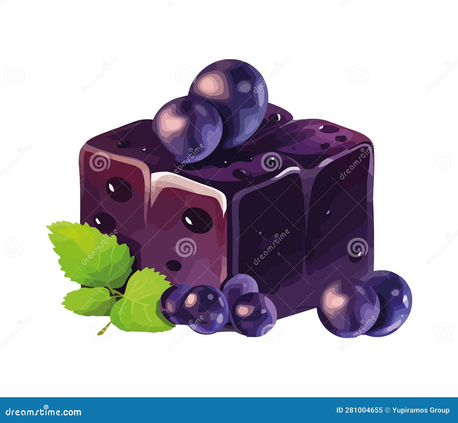 Fresh Fruit Snack, Cute Cartoon Design, Isolated Stock Vector ...