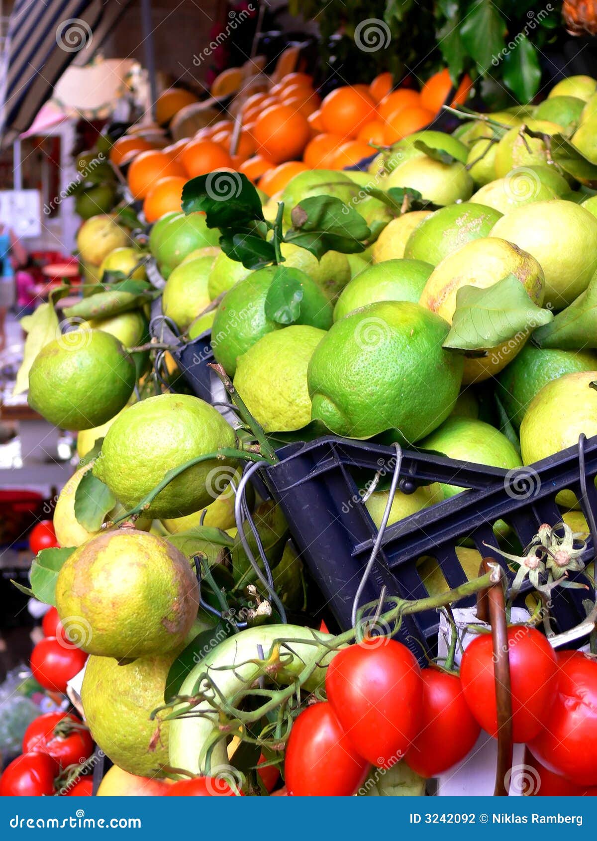Fresh Fruit Stand stock photo. Image of oranges, summer - 3242092