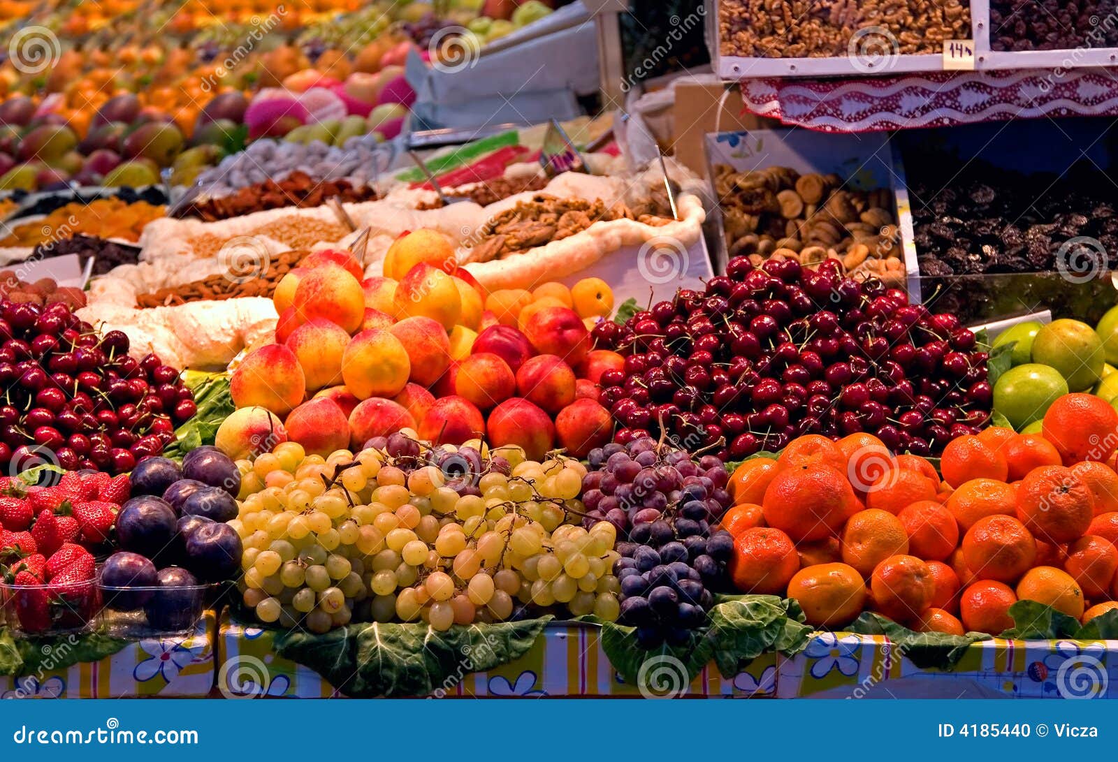 Fresh Fruit in a Street Market Stock Photo - Image of mango, tasty: 4185440