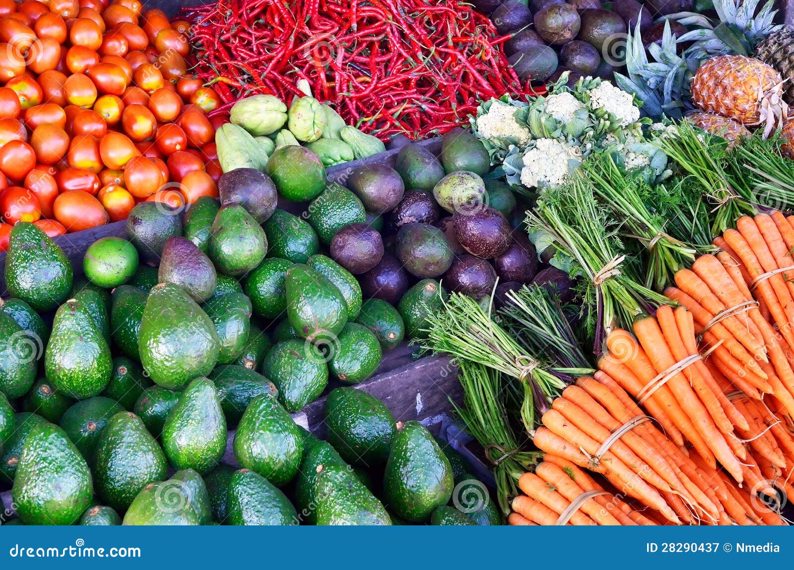 Fresh Fruit on Traditional Market Stock Image - Image of food, juice ...