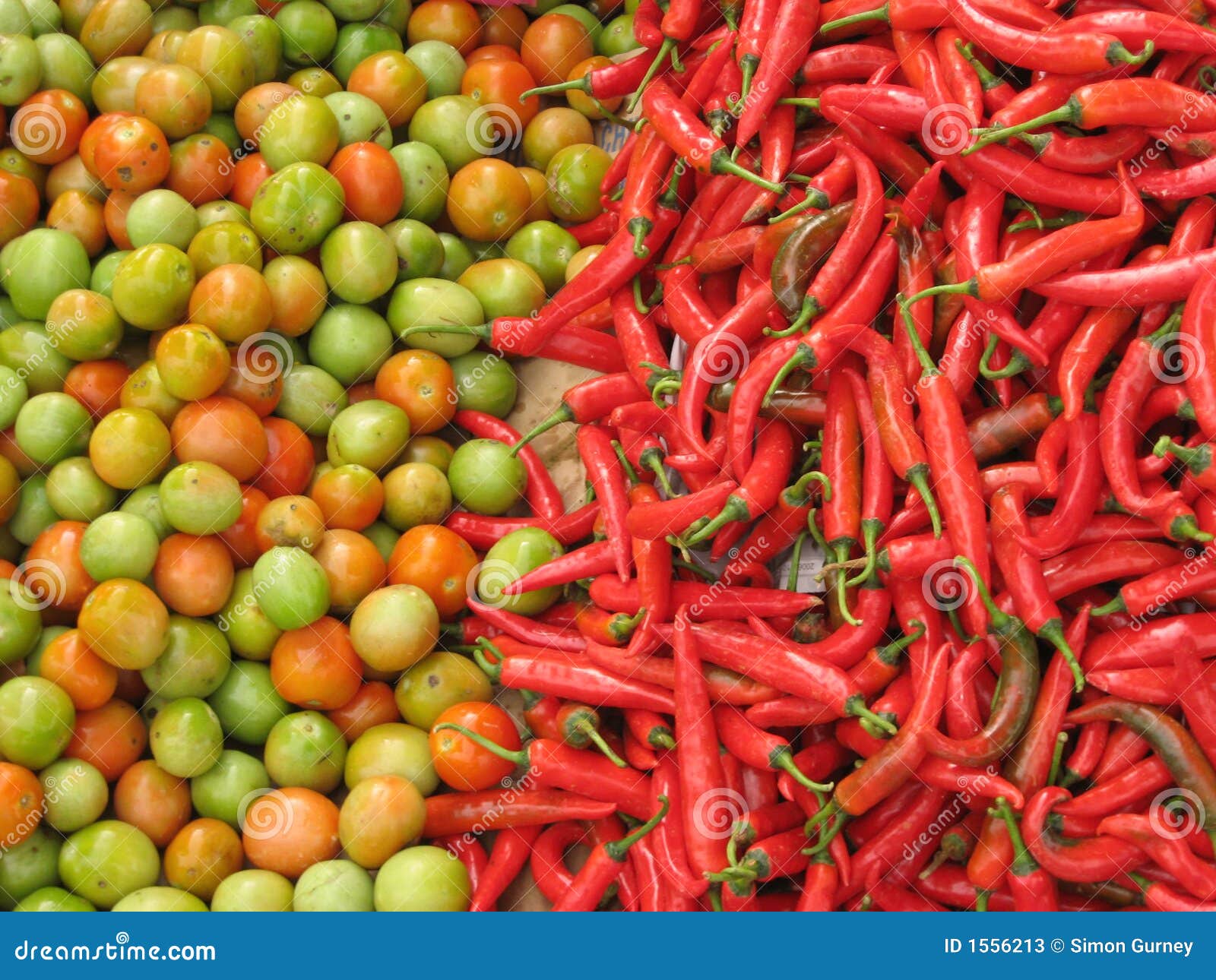 Fresh Fruit and Vegetables Market Background Stock Image - Image of ...
