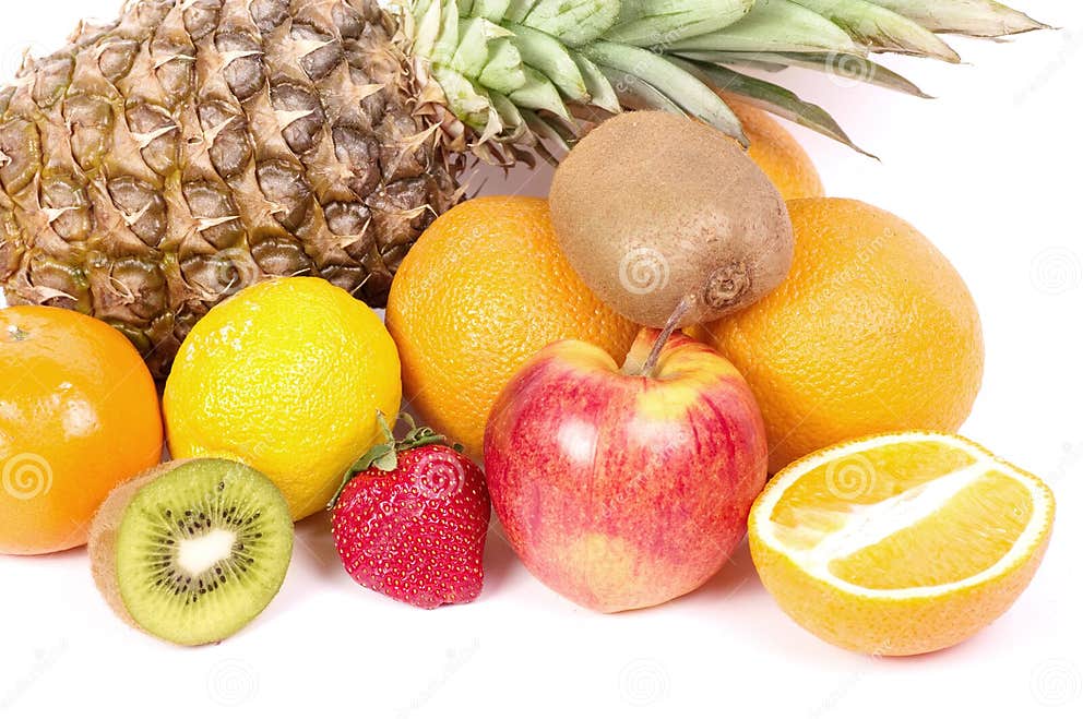 Fresh fruit with vitamin stock photo. Image of closeup - 31350432