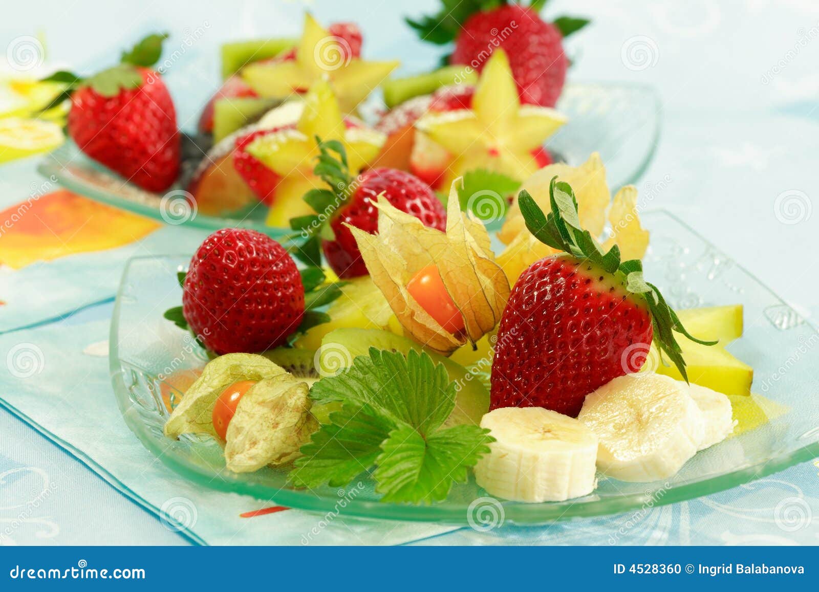 Fresh fruits as dessert stock photo. Image of fresh, dinner - 4528360