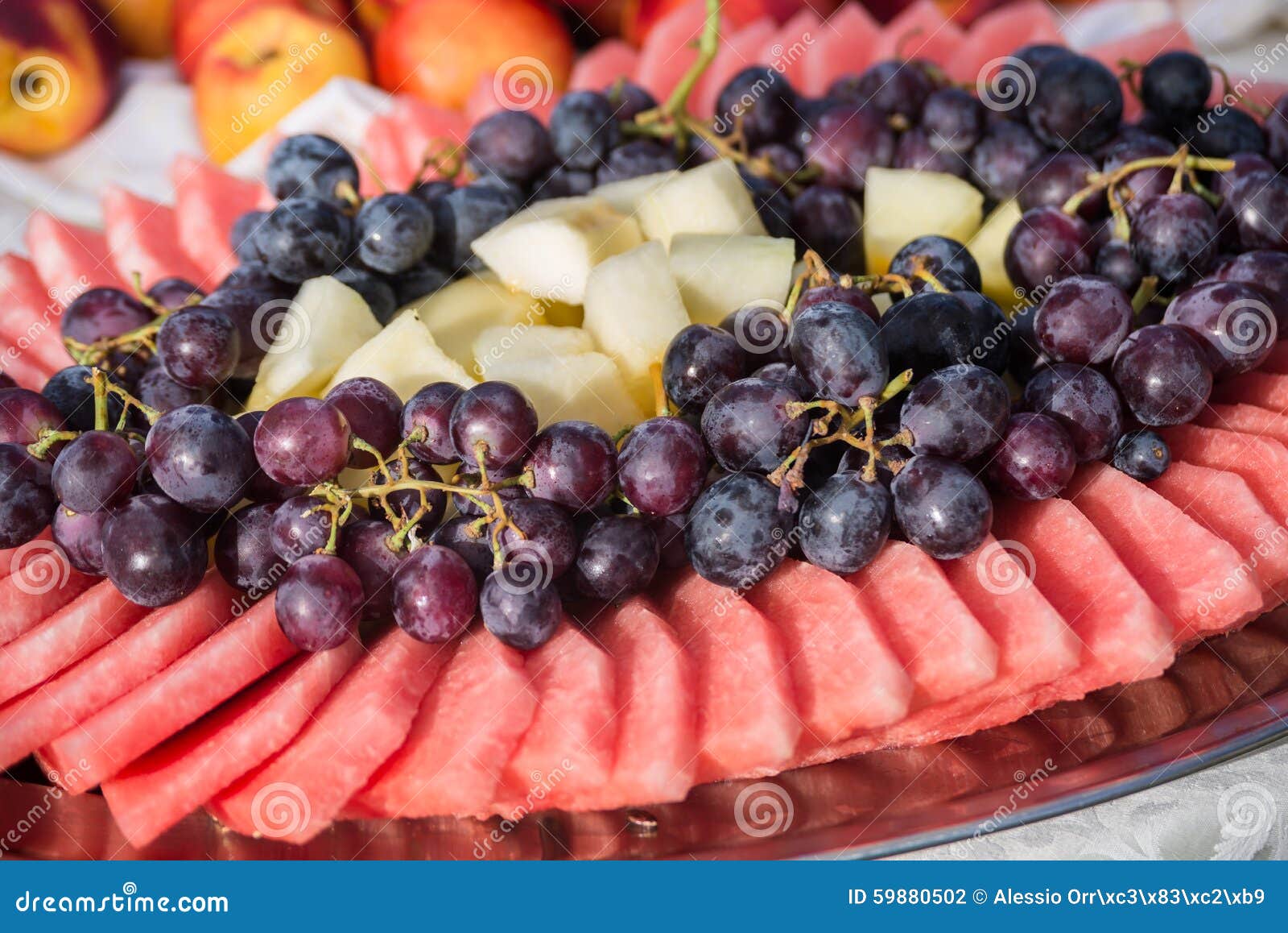 Fresh fruits buffet stock photo. Image of carbohydrate - 59880502