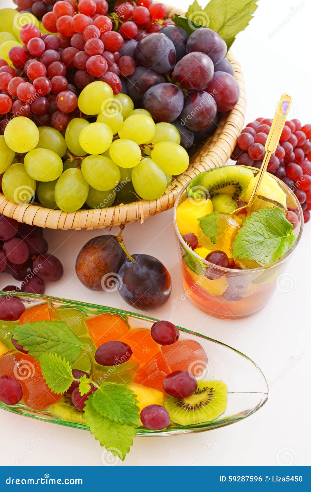 Fresh Fruits with Fruit Punch Stock Photo - Image of agriculture, lemon ...