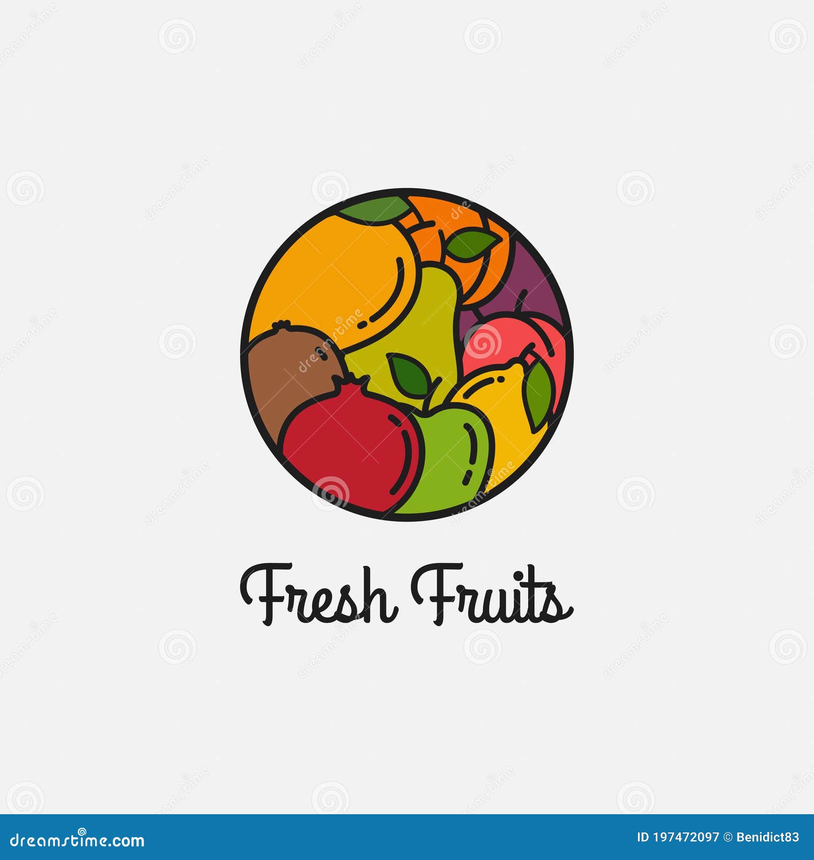 Fresh Air Linear Icons Set. Invigorating, Purifying, Clean, Refreshing ...