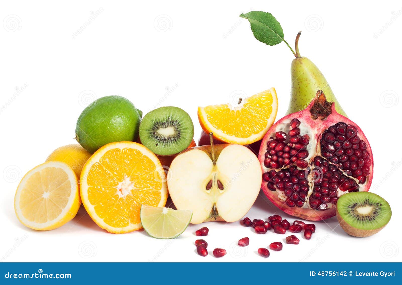 Fresh fruits mix stock photo. Image of juice, dessert - 48756142