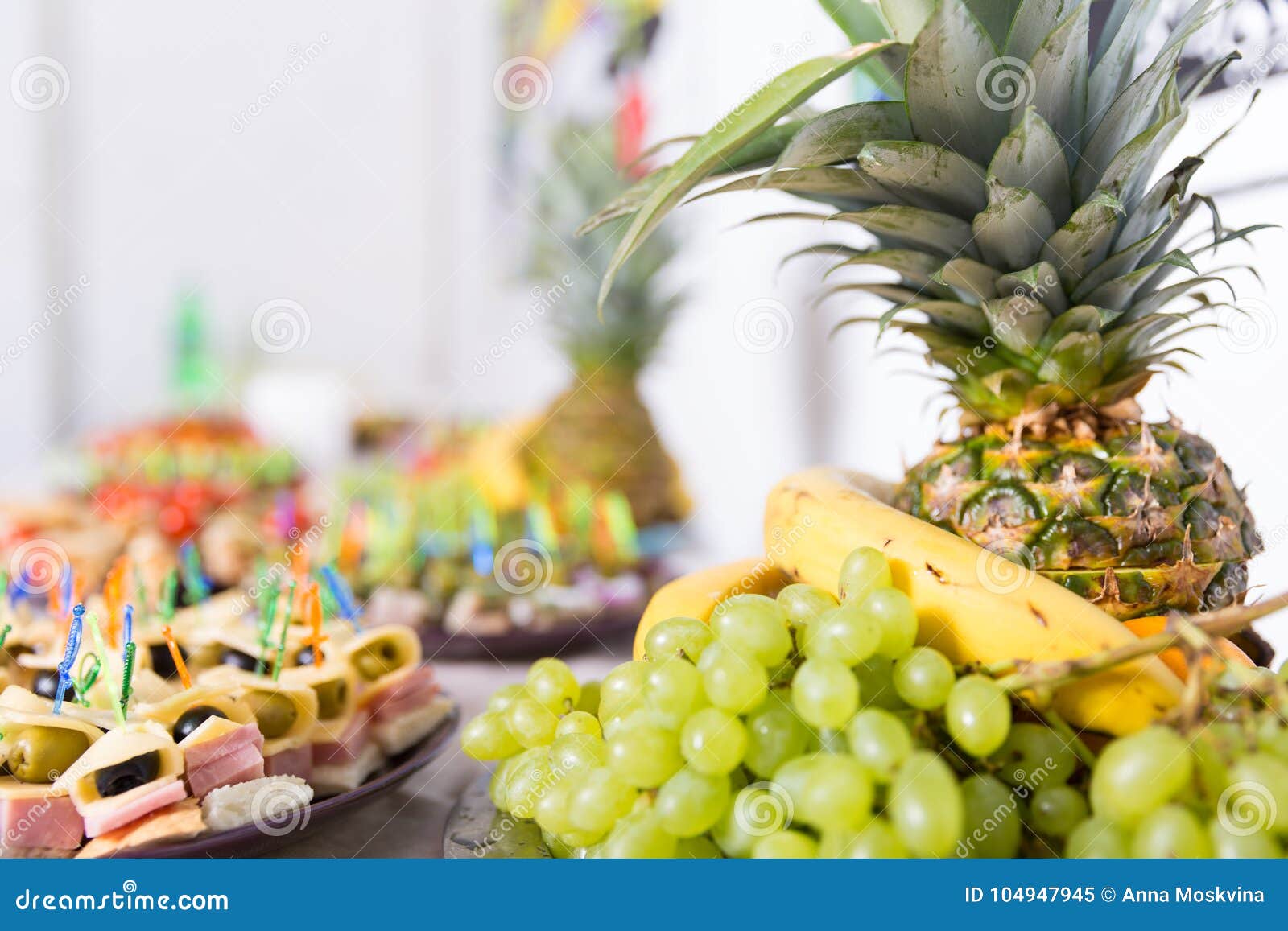 Fresh fruits on a table stock image. Image of food, idea - 104947945