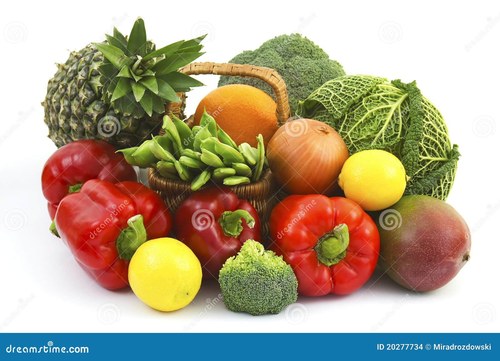 Fresh fruits and vegetable stock photo. Image of cabbage - 20277734