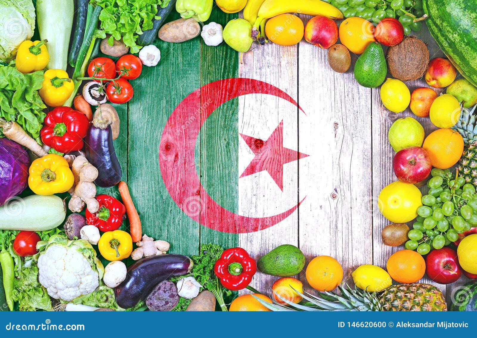 Fresh Fruits and Vegetables from Algeria Stock Photo - Image of ...