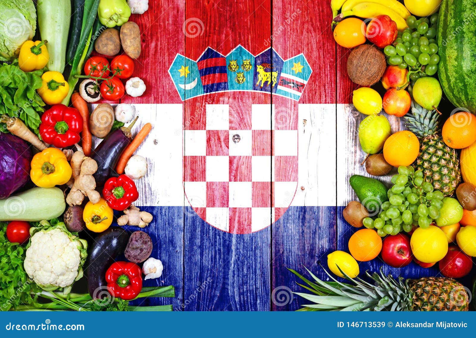 Fresh Fruits and Vegetables from Croatia Stock Image - Image of croatia ...