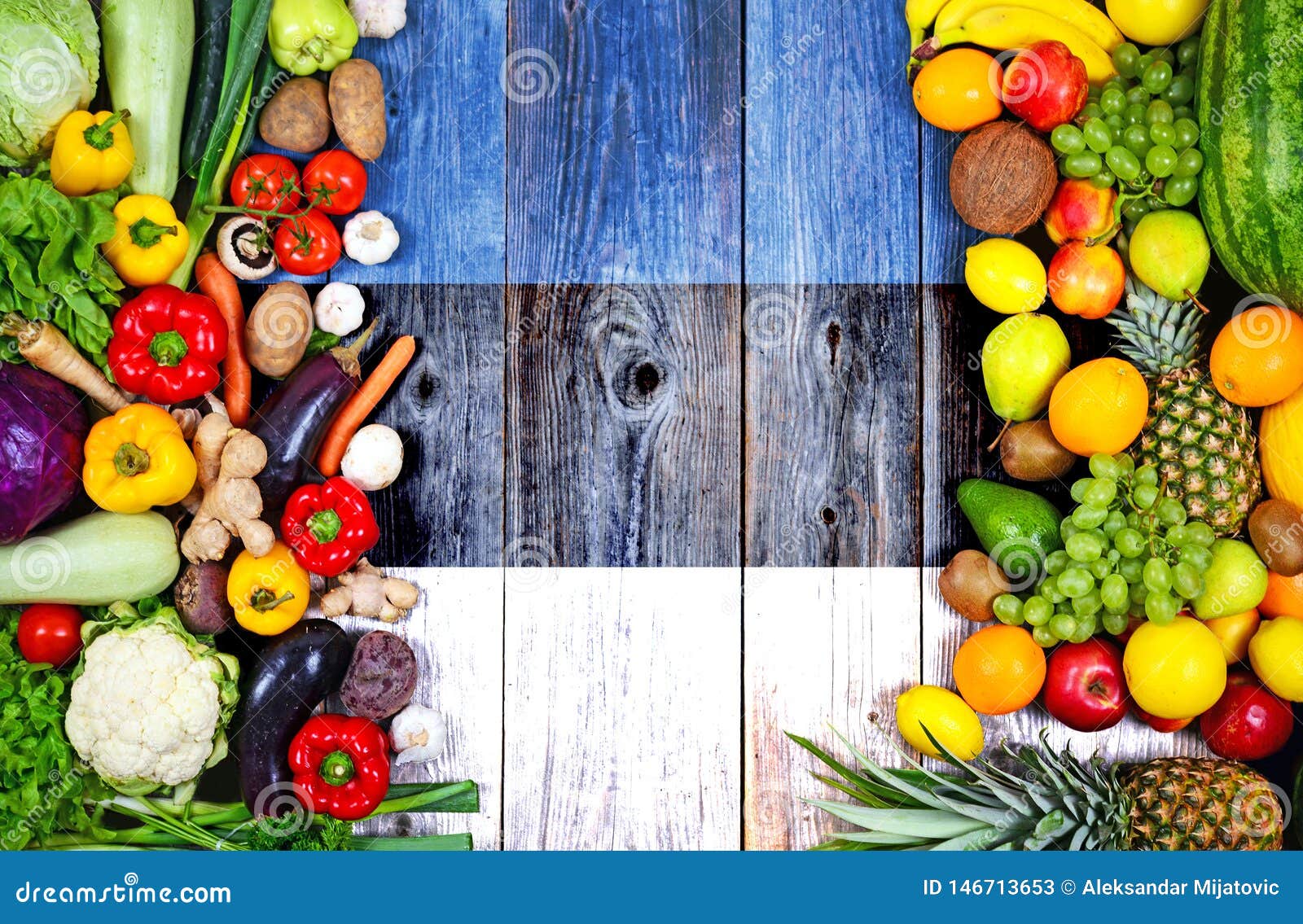Fresh Fruits and Vegetables from Estonia Stock Image - Image of country ...