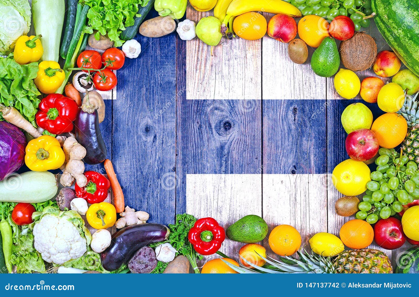 Fresh Fruits and Vegetables from Finland Stock Photo - Image of ...