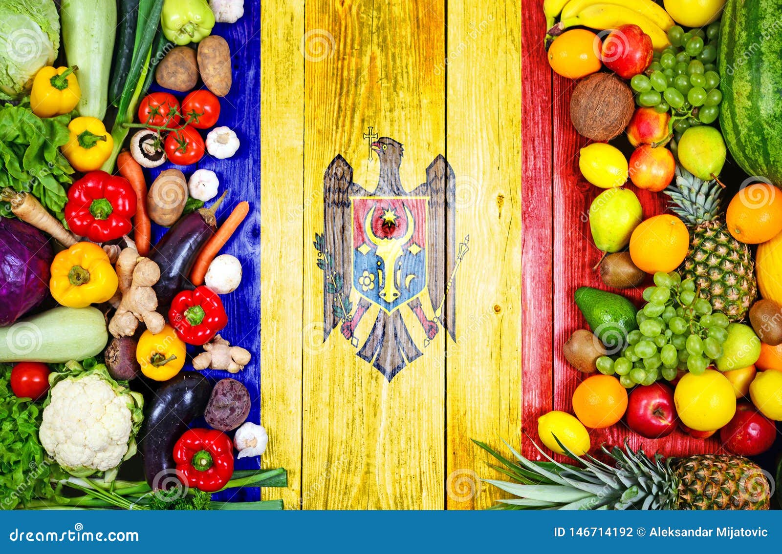 Fresh Fruits and Vegetables from Moldavia Stock Photo - Image of money ...