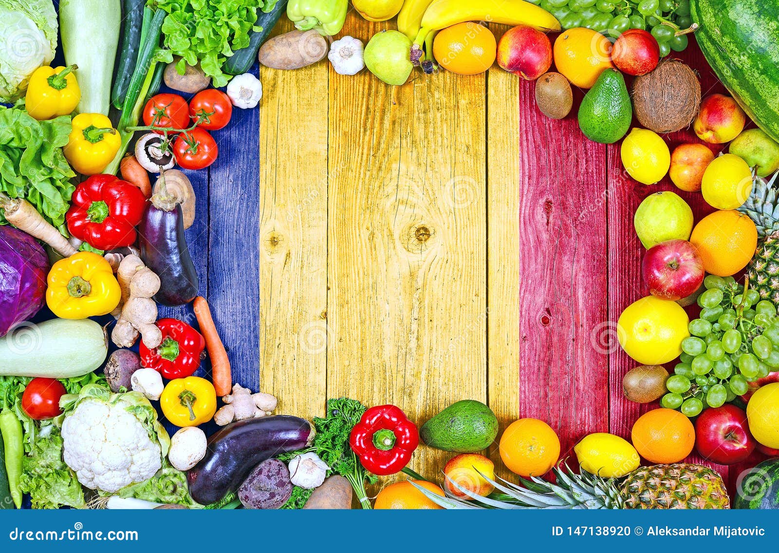 Fresh Fruits and Vegetables from Romania Stock Photo - Image of cost ...