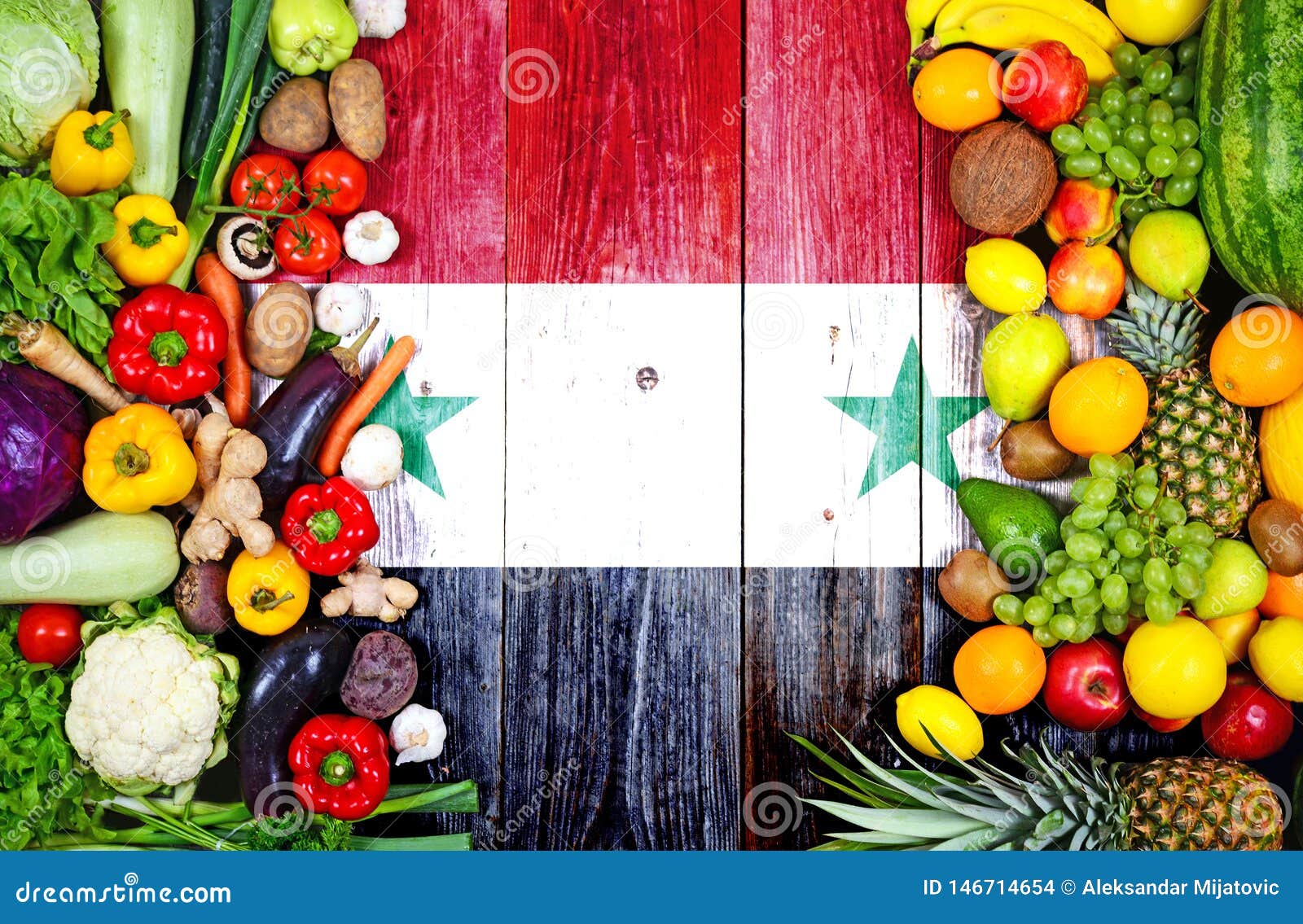 Fresh Fruits and Vegetables from Syria Stock Photo - Image of food ...