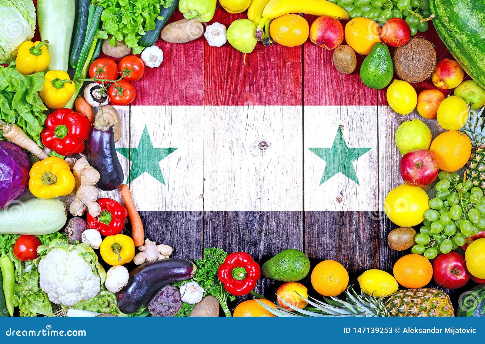 Fresh Fruits and Vegetables from Syria Stock Image - Image of money ...