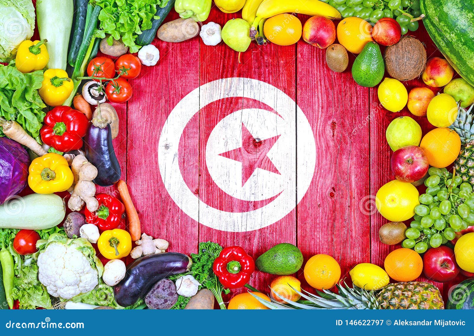 Fresh Fruits and Vegetables from Tunisia Stock Image - Image of ...