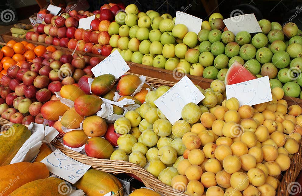 Fresh fuits stock photo. Image of apricot, stood, sweet - 16089414