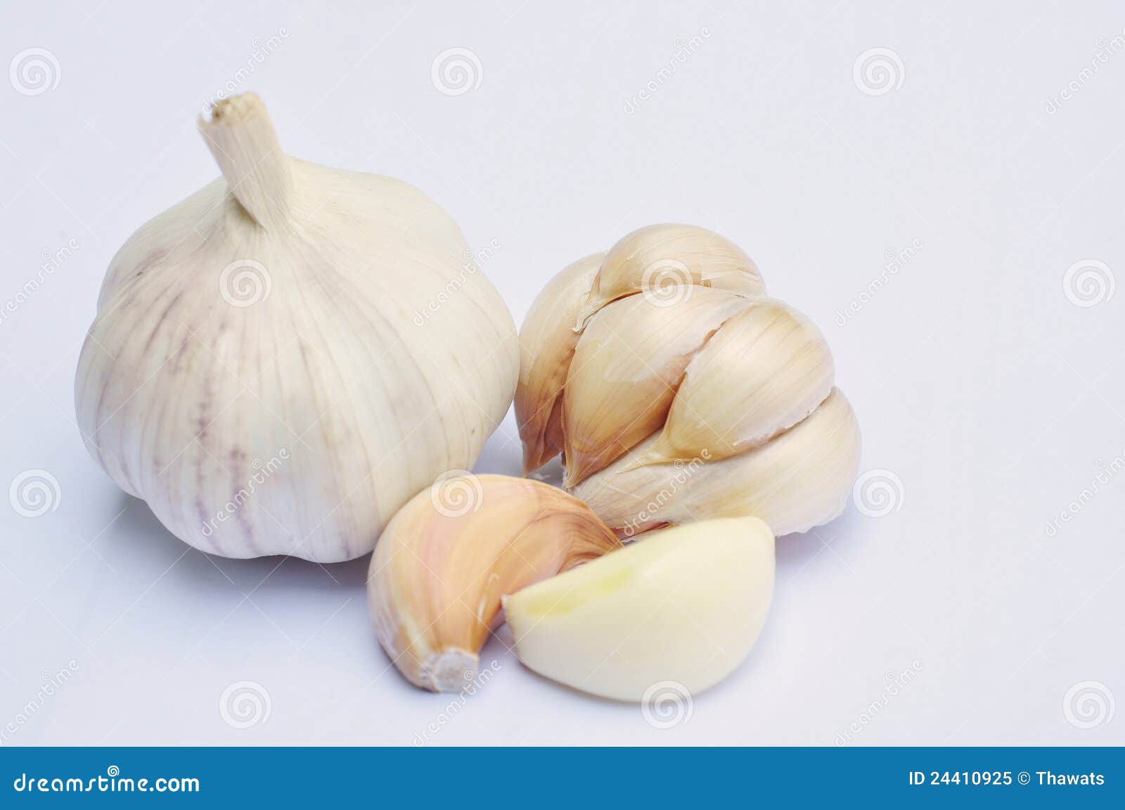 Fresh garlic stock image. Image of healthy, spice, food - 24410925