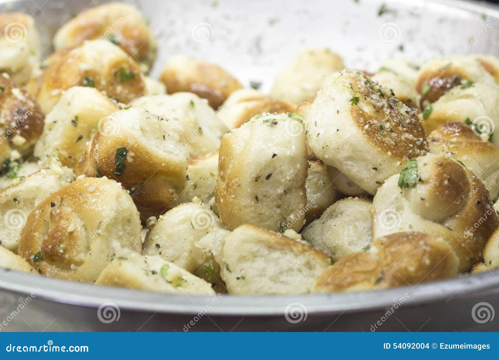 Fresh Garlic Knots stock photo. Image of dish, dinner - 54092004