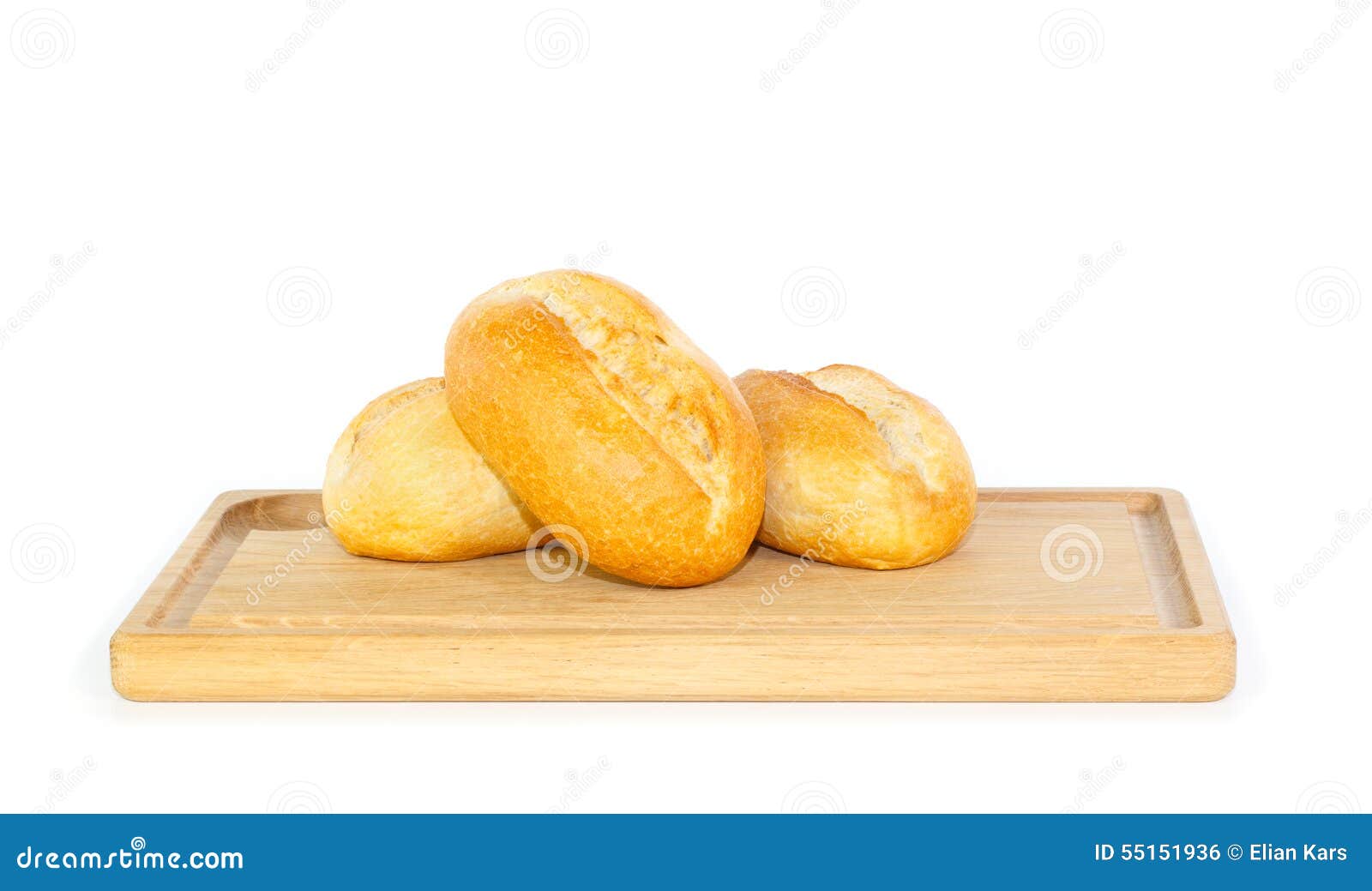 Fresh German Bread Rolls on a Breakfast Tray Stock Photo - Image of ...