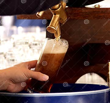 Fresh german draft beer stock photo. Image of bottle - 10734168