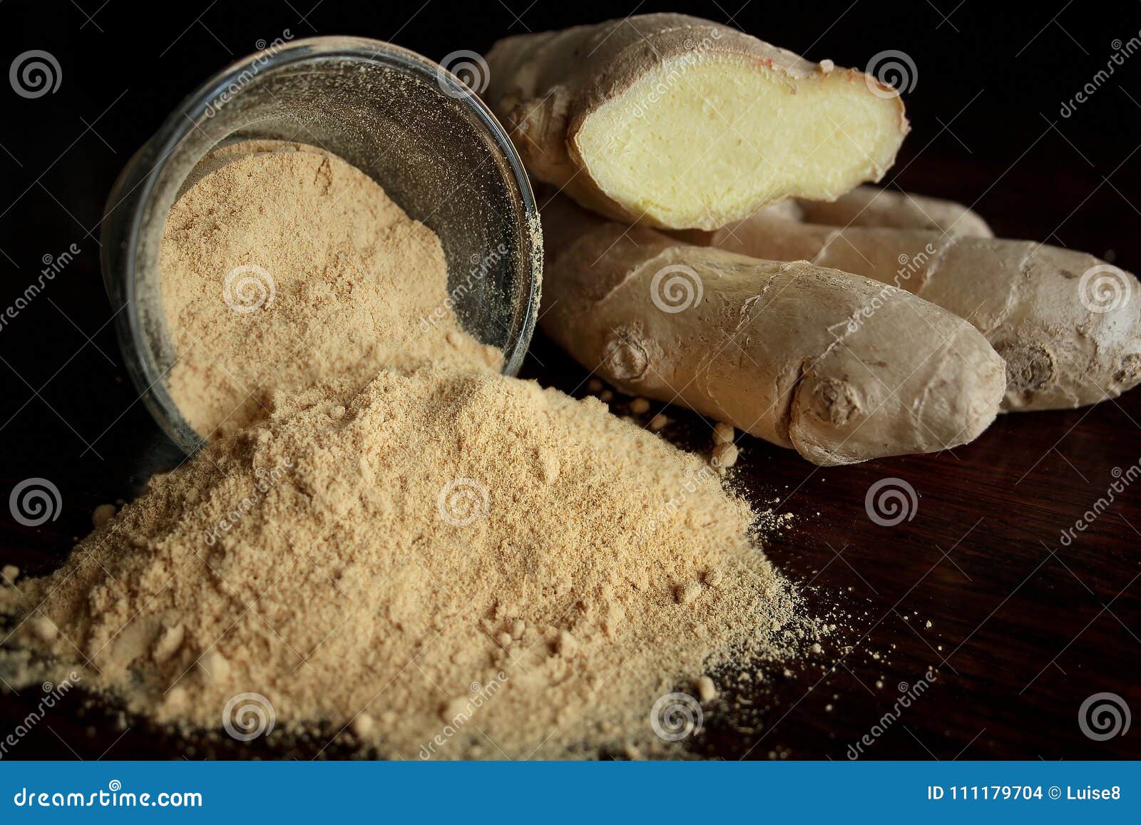 Fresh Ginger Root and Ground Ginger Spice Stock Photo - Image of ... Fresh Ginger Root and Ground Ginger Spice Stock Photo - Image of ...