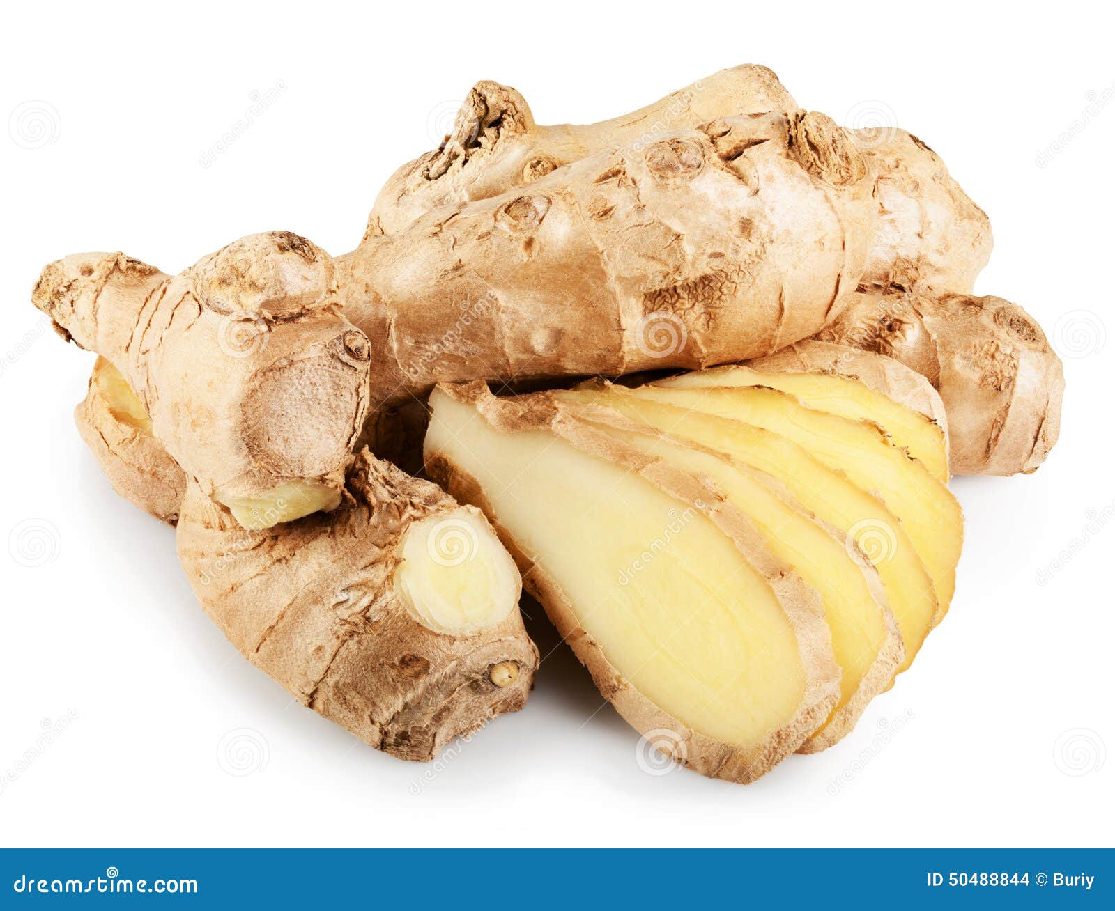 Fresh ginger slices stock photo. Image of nature, healthy - 50488844