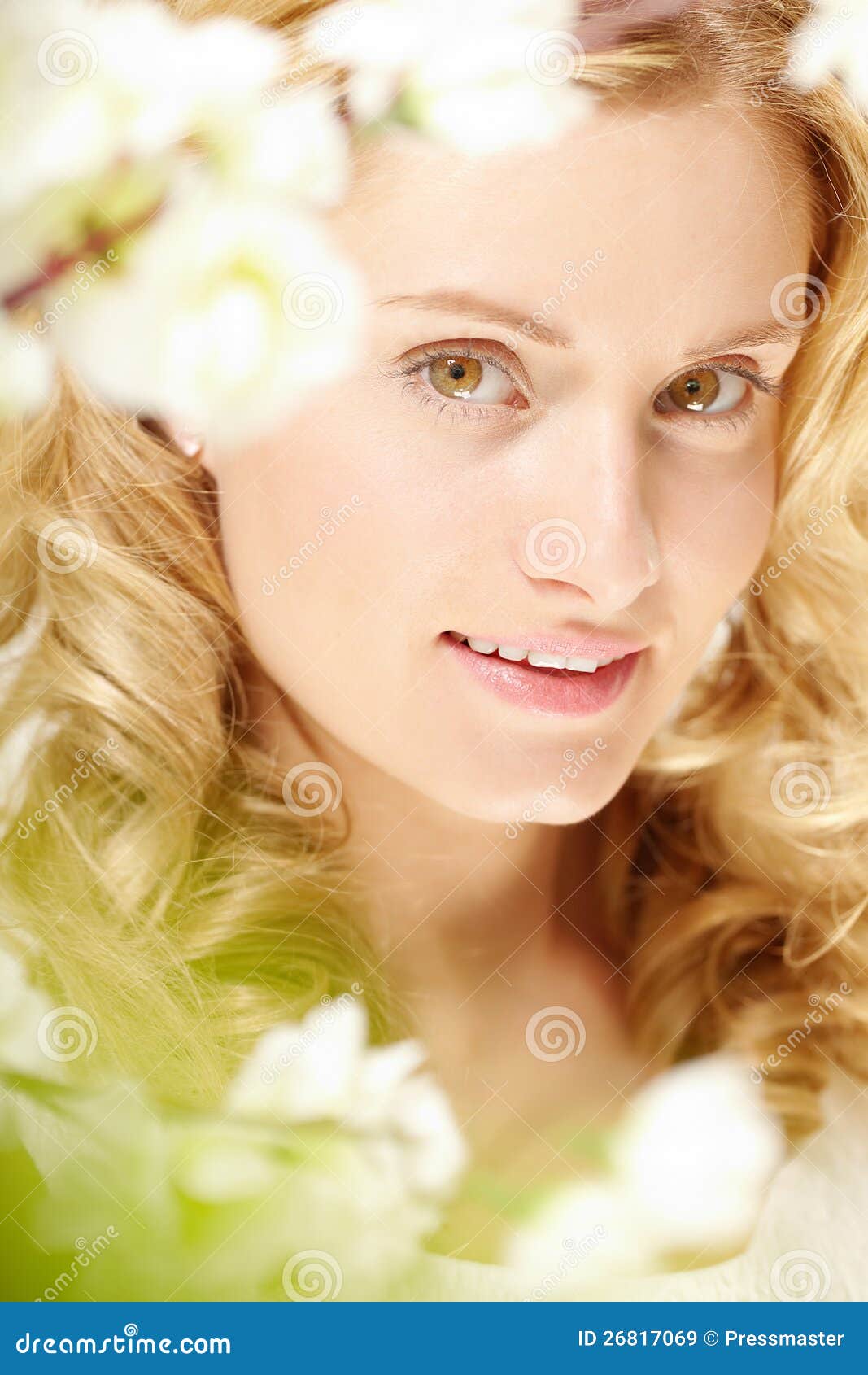 Fresh girl stock image. Image of natural, beauty, looking - 26817069